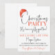 Christmas Hat Party Invitation Office Party Invite | Zazzle