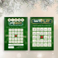 Christmas Holiday Bingo Game Card | Zazzle