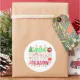 Christmas Holiday Christian Classic Round Sticker | Zazzle