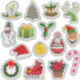 Christmas Holiday Decoration Sticker Set | Zazzle