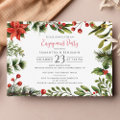 Christmas Holiday Engagement Party Invitation | Zazzle