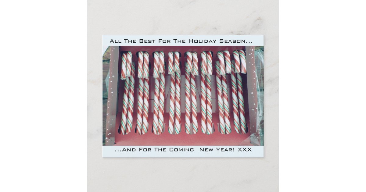 Christmas Holiday festive peppermint Candy Canes | Zazzle