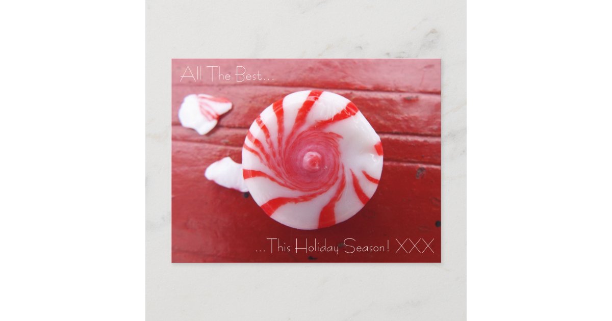Christmas Holiday festive peppermint swirl candy | Zazzle