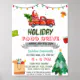 Christmas holiday food Drive event template Poster | Zazzle