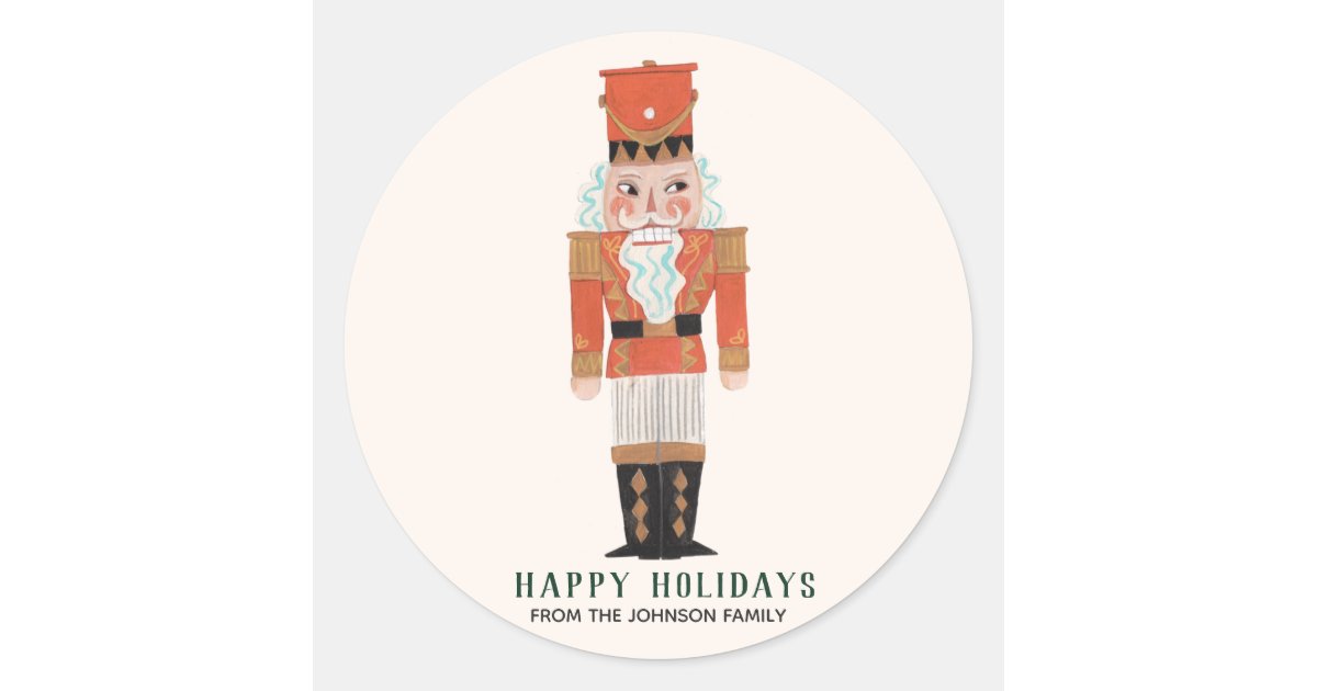 Christmas Holiday | Nutcracker | Sticker | Zazzle.com