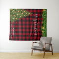 Christmas Holiday Photo Backdrop Buffalo Plaid | Zazzle