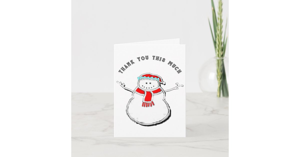 Christmas Holiday Thank You Note Cards | Zazzle