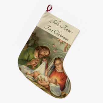 Christmas Holy Family Nativity Jesus Mary Joseph Large Christmas ...