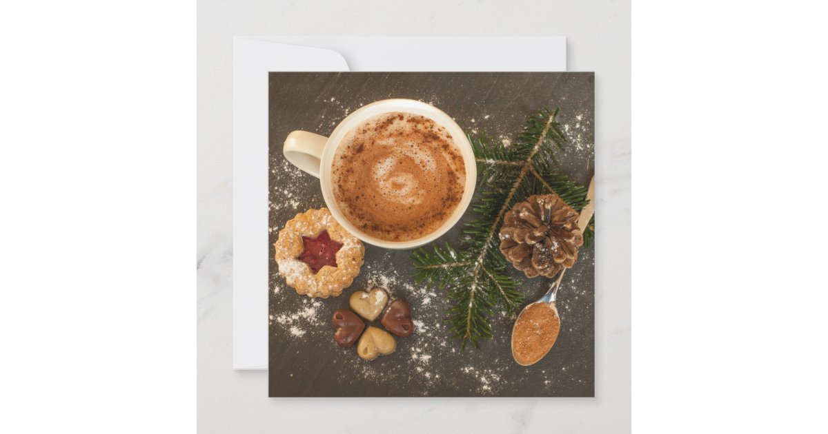 Christmas Hot Chocolate Card | Zazzle