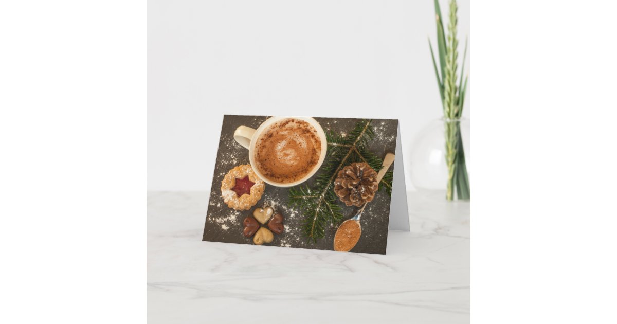 Christmas Hot Chocolate Card | Zazzle