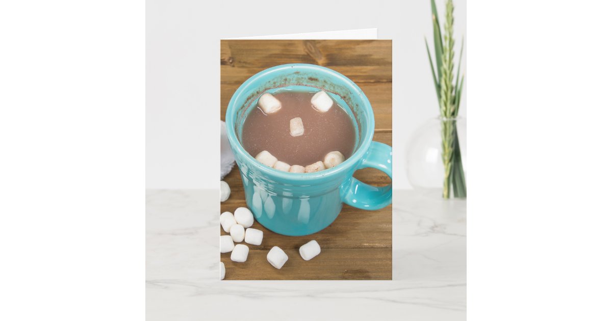 Christmas Hot Chocolate Holiday Card | Zazzle