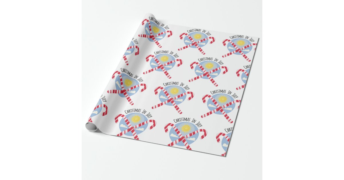 Christmas In July Wrapping Paper | Zazzle
