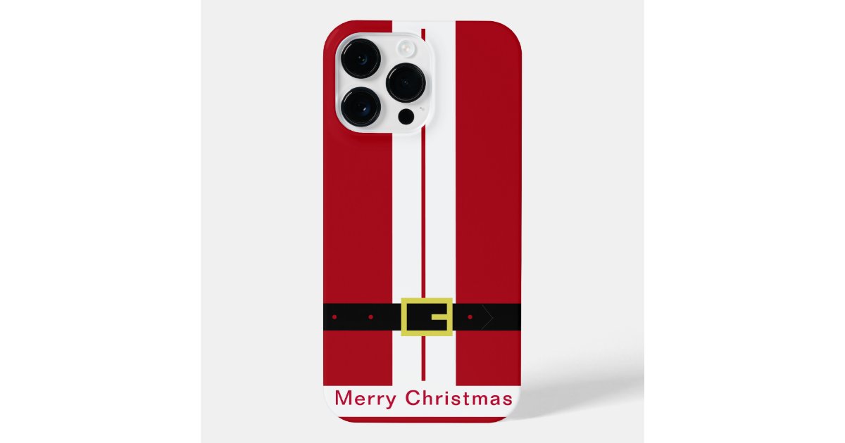 Christmas iPhone Case with Funny Santa Design | Zazzle