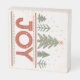 Christmas Joy Wooden Box Sign | Zazzle