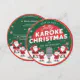 Christmas Karaoke Party Singing Santa Vinyl Record Invitation | Zazzle
