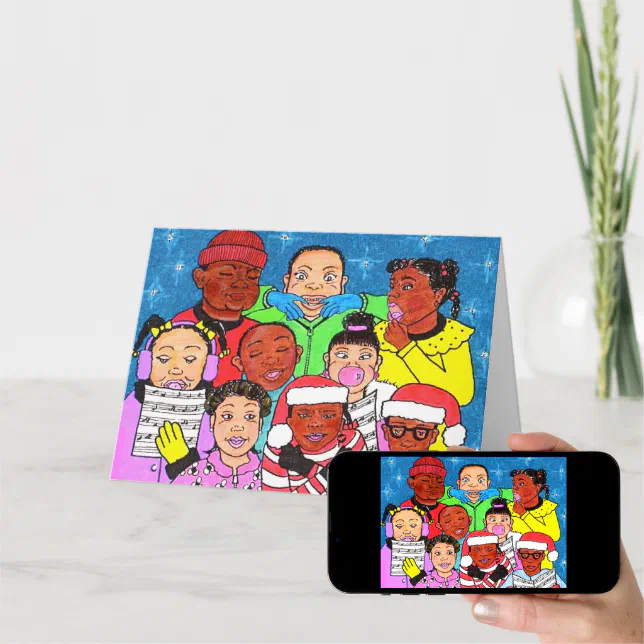 Christmas Kids Greeting Card | Zazzle