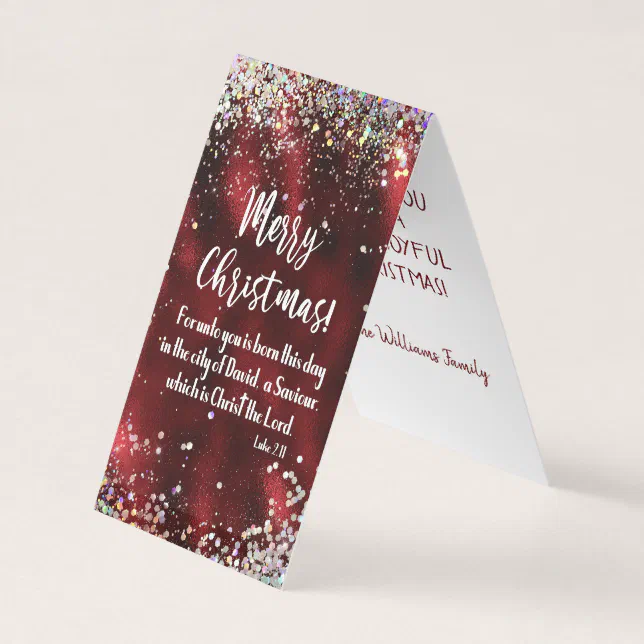 Christmas KJV Scripture Joyful Christmas Christian | Zazzle