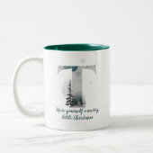 Christmas Letter T Alphabet Coffee Mug | Zazzle