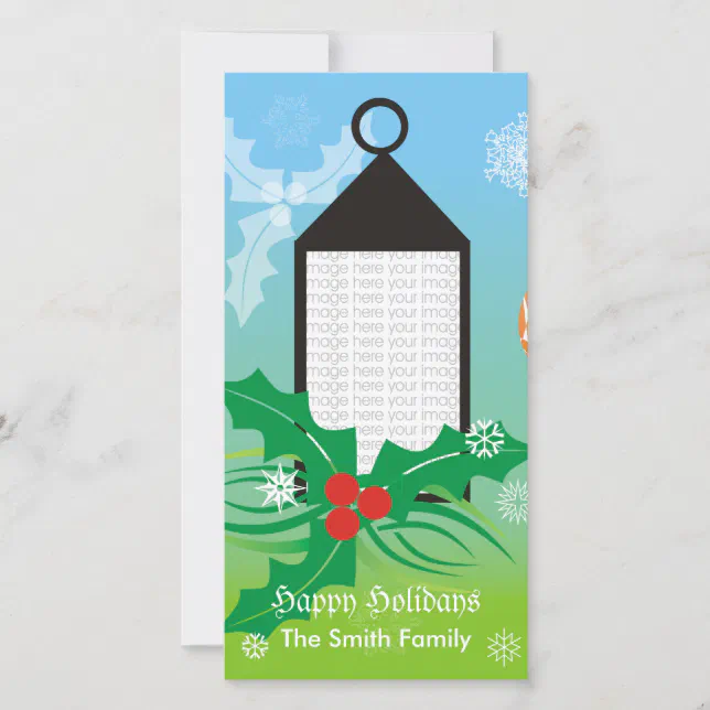 Christmas Light Photo Card | Zazzle