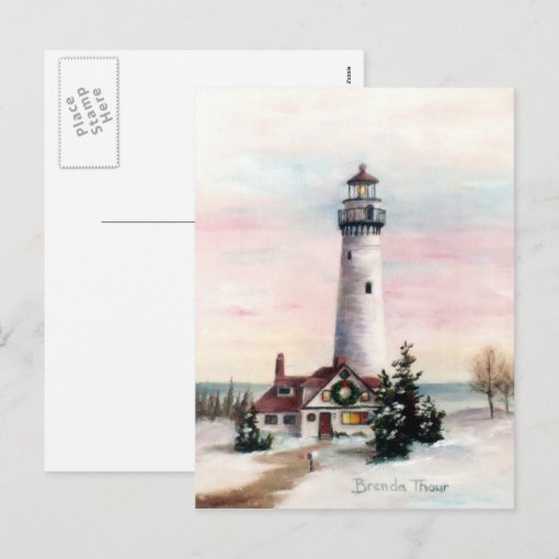 Christmas Light Postcard | Zazzle