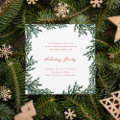 Christmas Lights and Greenery Invitation | Zazzle