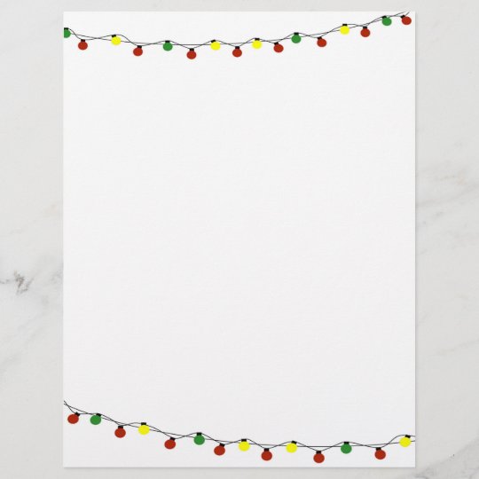 Christmas Lights Stationery | Zazzle.com