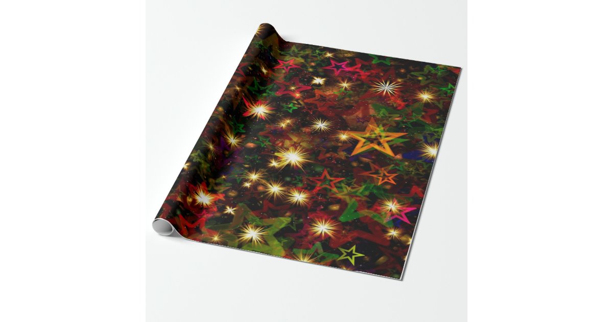 Christmas Lights Wrapping Paper | Zazzle