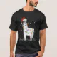 Christmas Llama Santa Hat Ugly Xmas Tree Alpaca T-Shirt | Zazzle
