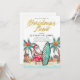 Christmas Luau Tropical Santa Invitation Card | Zazzle
