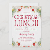 Christmas Lunch Invitations Holiday Party | Zazzle