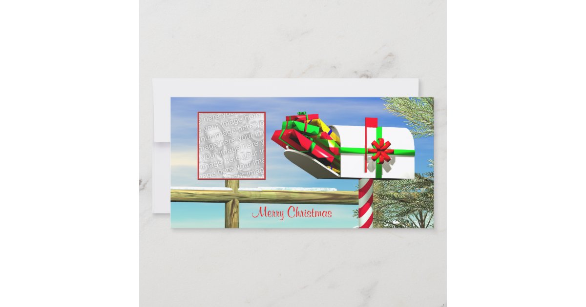 Christmas Mail Holiday Card | Zazzle