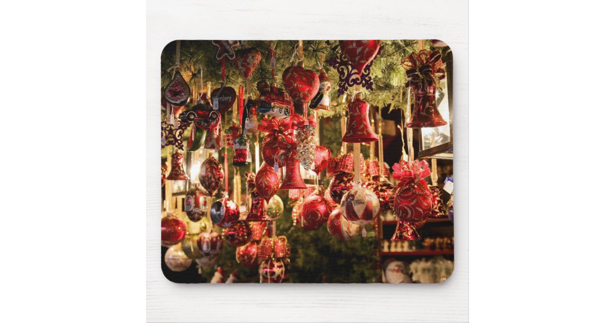 Christmas Market Mouse Pad | Zazzle