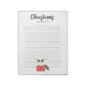 Christmas Memories Bunny in a Giftbox Notepad | Zazzle