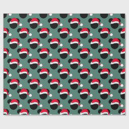 Christmas Mickey Mouse | Santa Icon Wrapping Paper | Zazzle