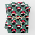Christmas Mickey Mouse | Santa Icon Wrapping Paper Sheets | Zazzle