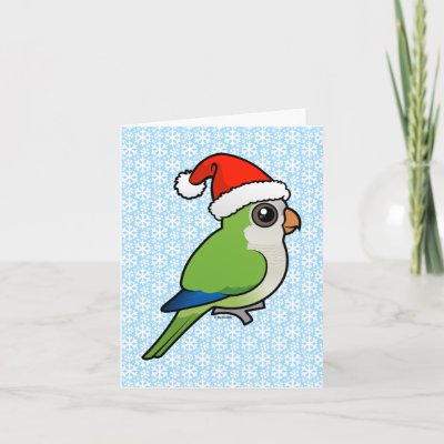 Cute Monk Parakeet by Birdorable