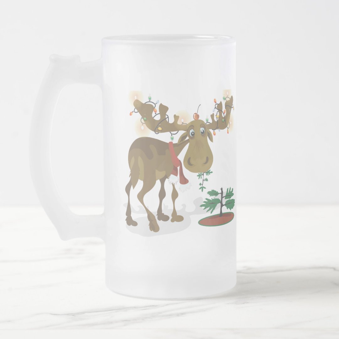 Christmas Moose Mug | Zazzle