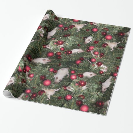 Christmas Mouse Fabric | Zazzle