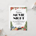 Christmas Movie Night Invitation, Holiday Movie Invitation | Zazzle