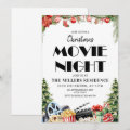 Christmas Movie Night Invitation, Holiday Movie Invitation | Zazzle