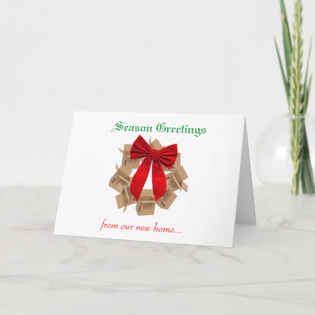 Christmas Moving Card | Zazzle