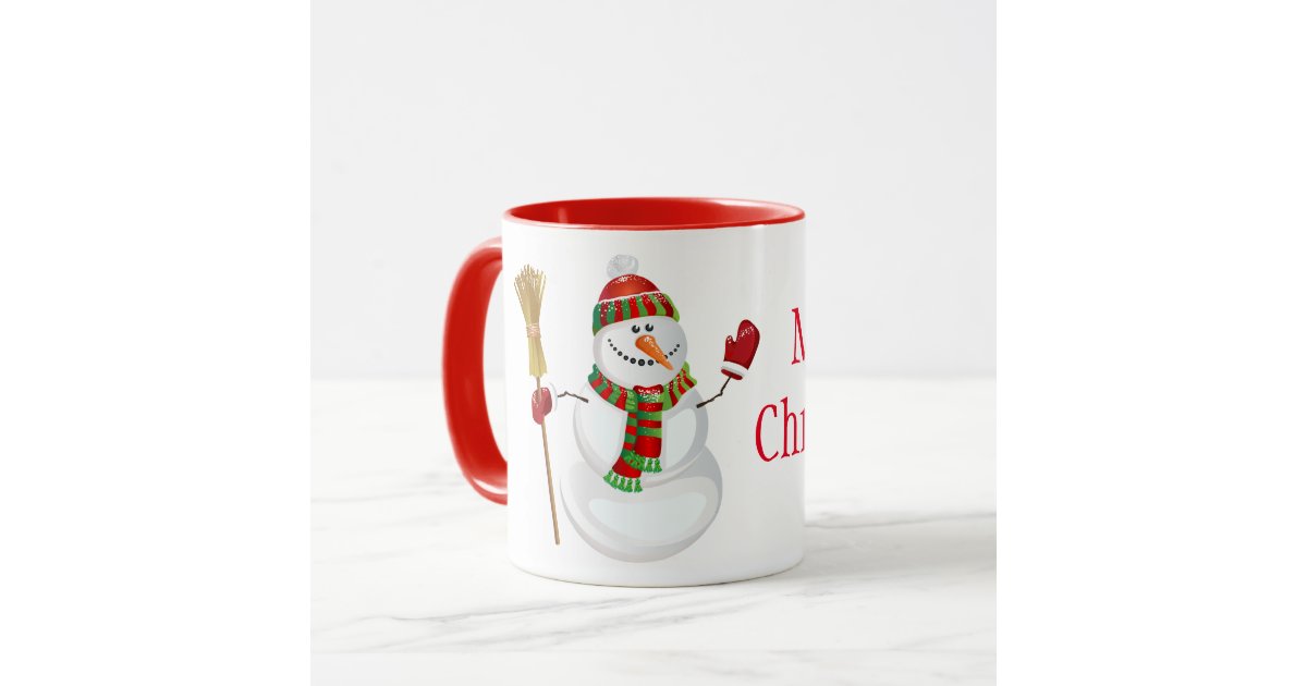 Christmas Mug-Snowman Mug | Zazzle