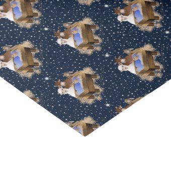 Christmas Nativity Baby Jesus Tissue Paper | Zazzle
