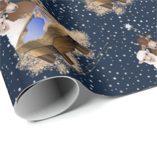 Christmas Nativity Baby Jesus Wrapping Paper | Zazzle