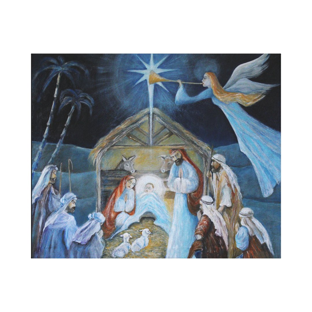 Christmas Nativity Canvas Print | Zazzle