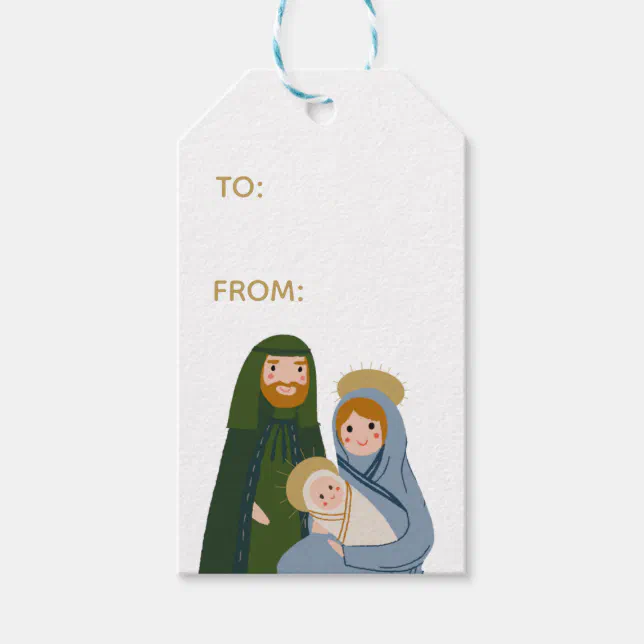 Christmas Nativity Gift Tag | Zazzle