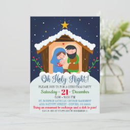 Christmas Nativity Invitation | Zazzle