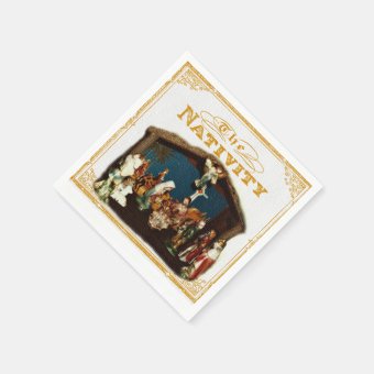 Christmas Nativity Napkins | Zazzle