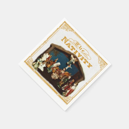 Christmas Nativity Napkins | Zazzle