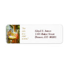 Christmas Nativity Return Address Label | Zazzle
